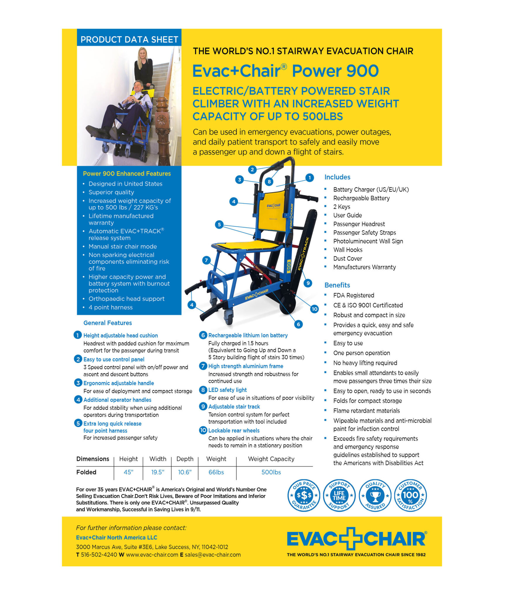EVAC+CHAIR POWER 900 - Evacuation Chairs by Evac+Chair