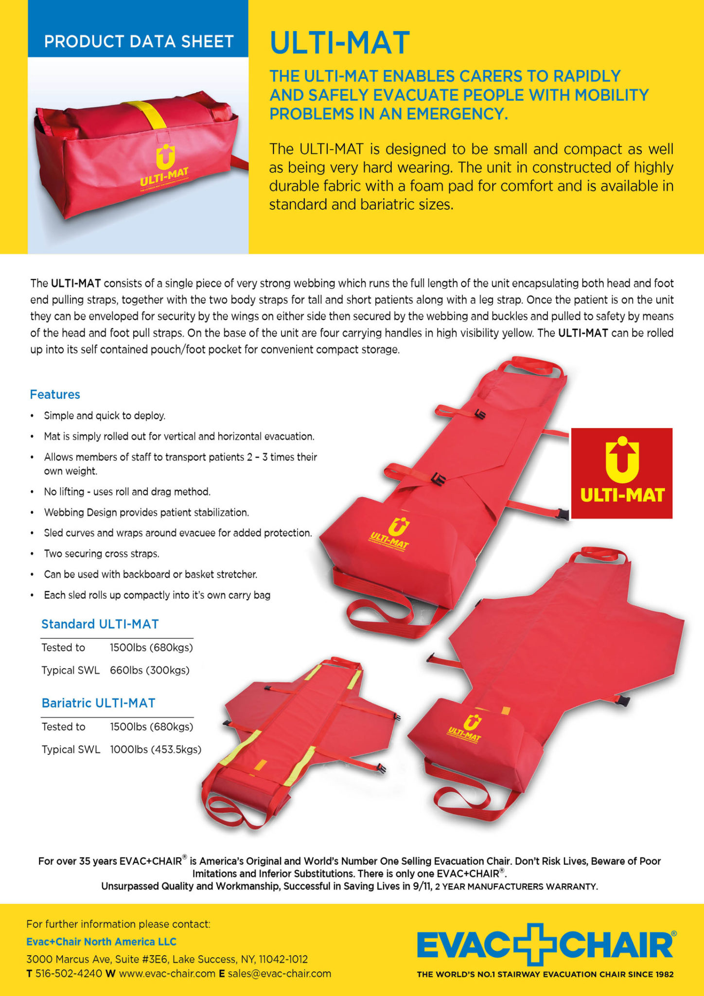 ULTI-MAT - Evacuation Chairs by Evac+Chair